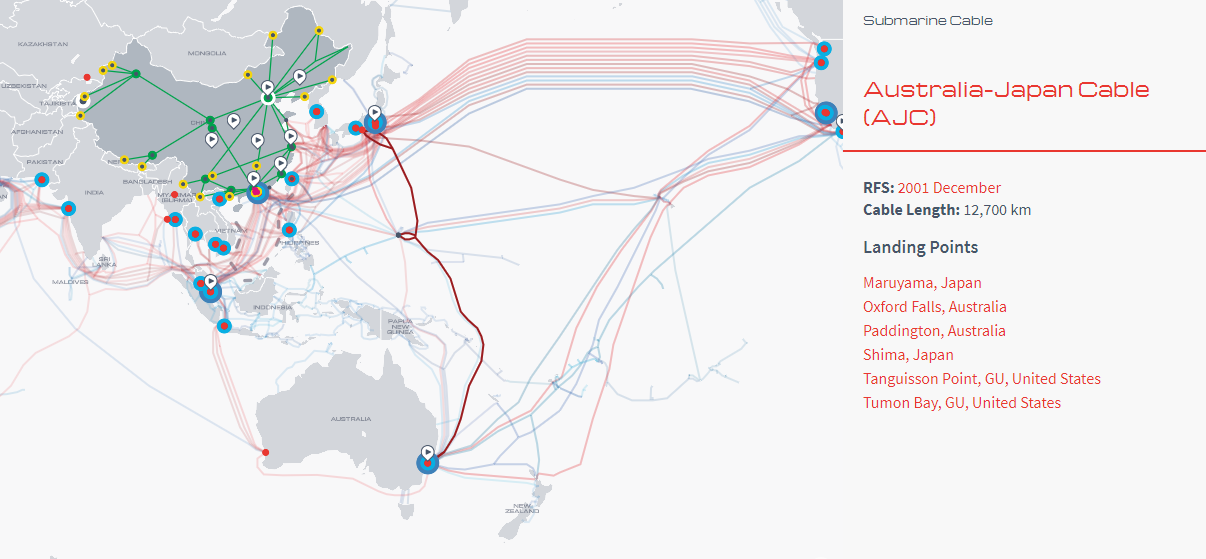 中国联通国际海底电缆 | 柴郡猫