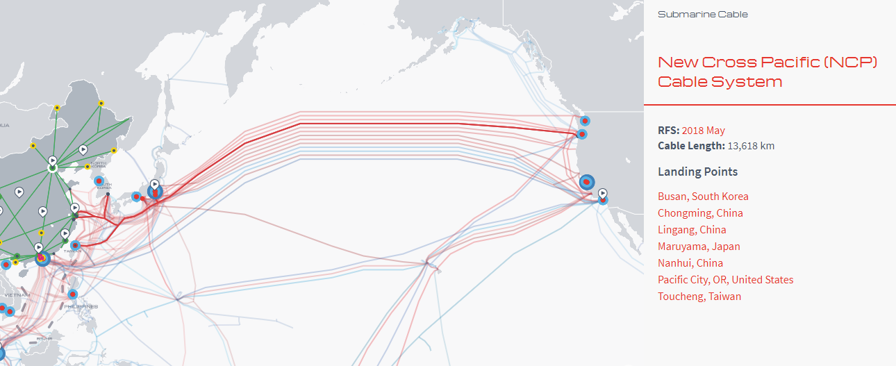 中国联通国际海底电缆 | 柴郡猫