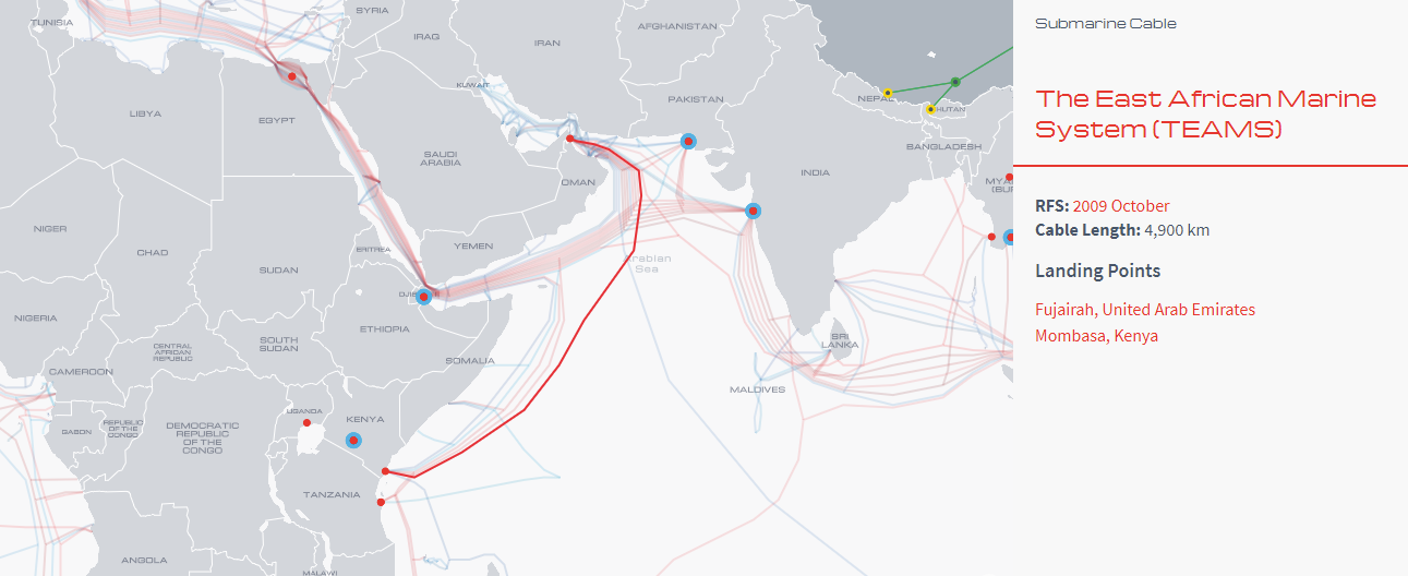 中国联通国际海底电缆 | 柴郡猫